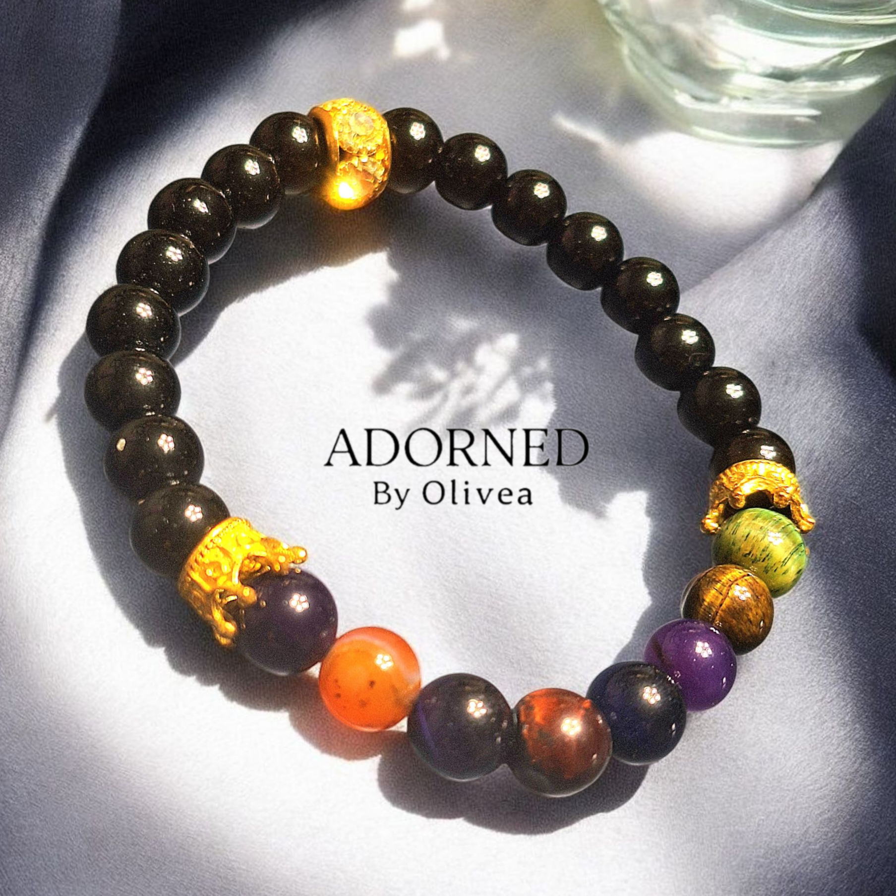KM-Black & Multi-Color Front #1 – ADorned By Olivea